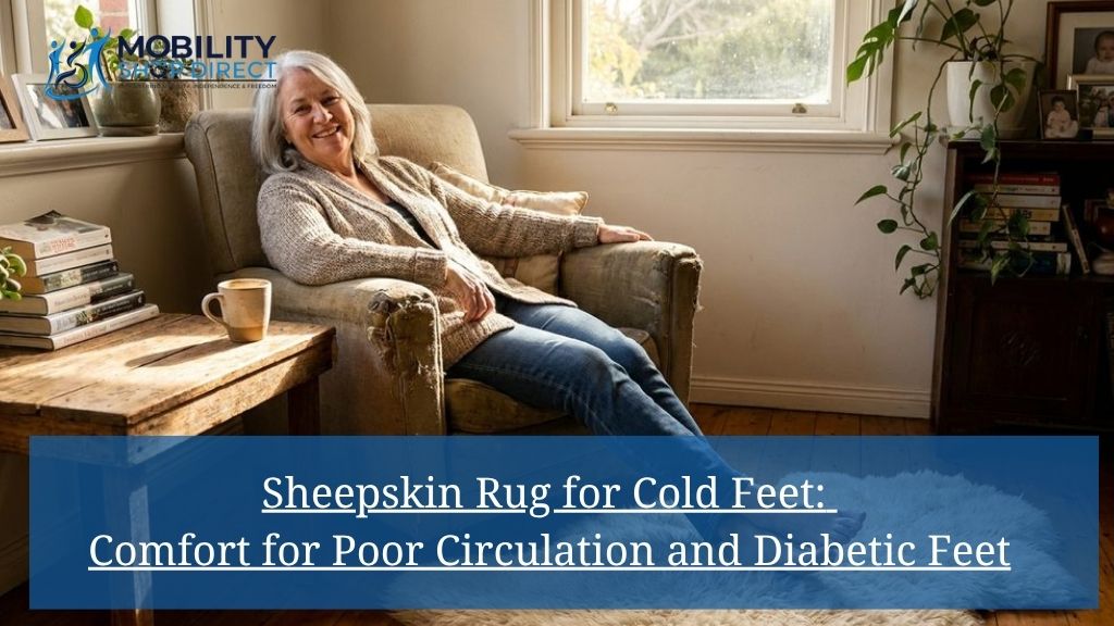 Sheepskin Rug for Cold Feet: Comfort for Sensitive Feet – Mobility Shop ...
