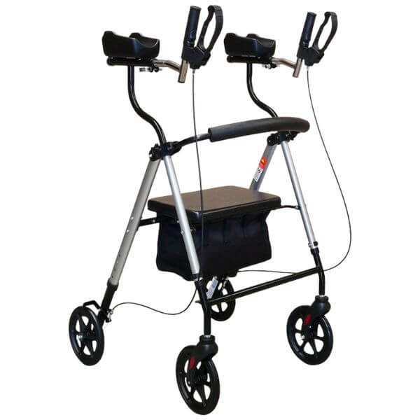 Adjustable Gutter Arm Rollator. Empowering, Versatile, and Stylish.