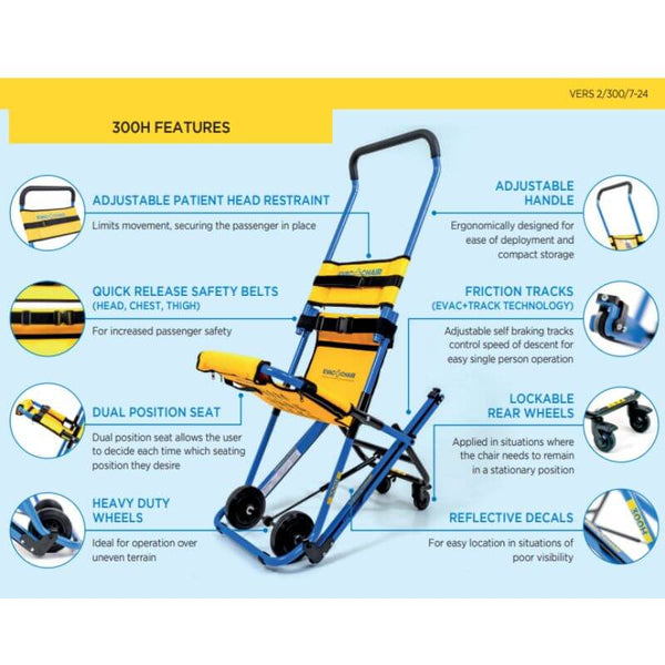 Evac+Chair 300H Evacuation Chair | World's Number 1 Evacuation Chair ...