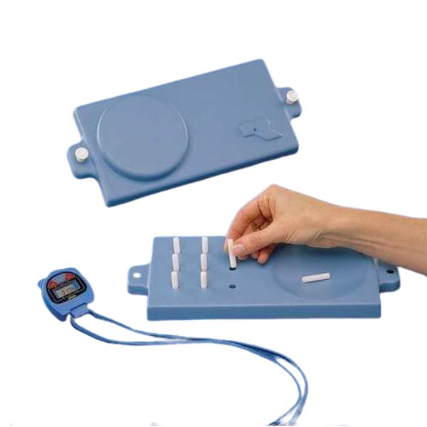 9 Hole Peg Kit to Test for Fine Motor Skills. Durable, Convenient, and ...