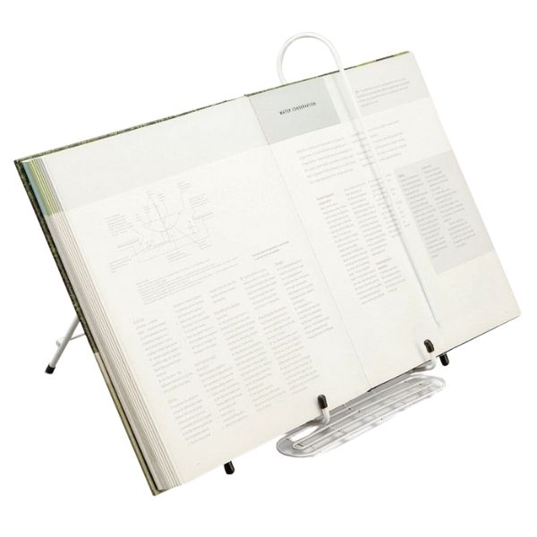 Folding Book and Magazine Stand. Durable, Compact, and Lightweight.