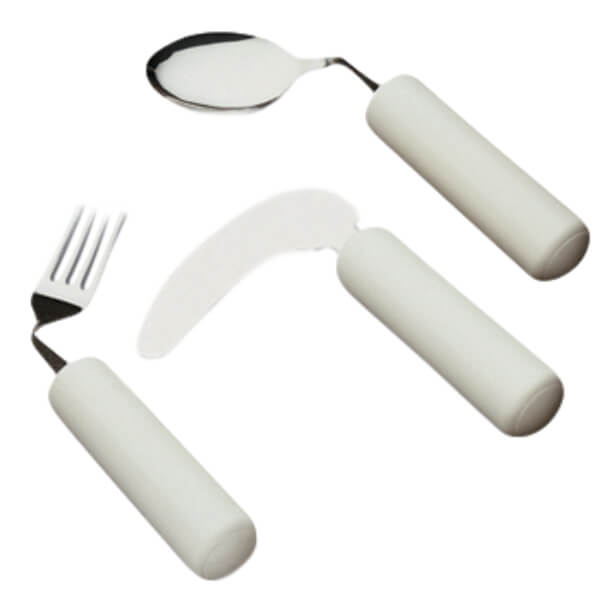 HOMECRAFT Queens Angled Built Up Cutlery Set. Arthritis Friendly.