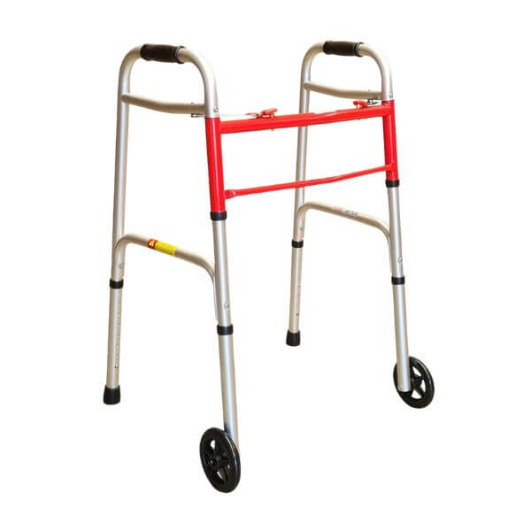 Multi Foldable Walking Frame 5" Front Castor. Lightweight, Convenient ...