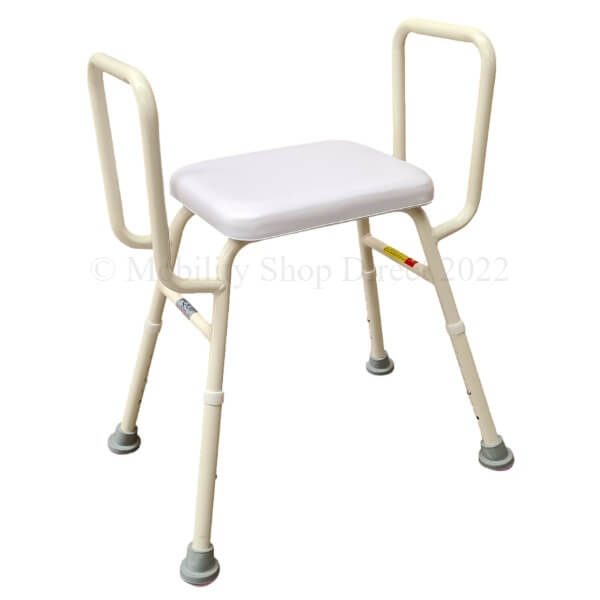 DAYS Compact Shower Stool with Arms. Safely Use Your Shower.